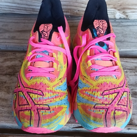 Asics | Shoes | Asics Noosa Tri 5 Colorful Running Shoes With Pink And ...